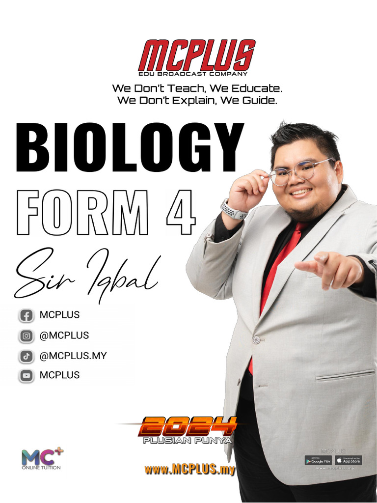 Form 4 Biology Sir Iqbal 02.02.2024 | PDF