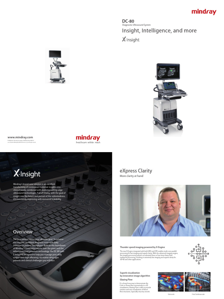 DC80 X-Insight | PDF | Medical Ultrasound | Clinical Medicine