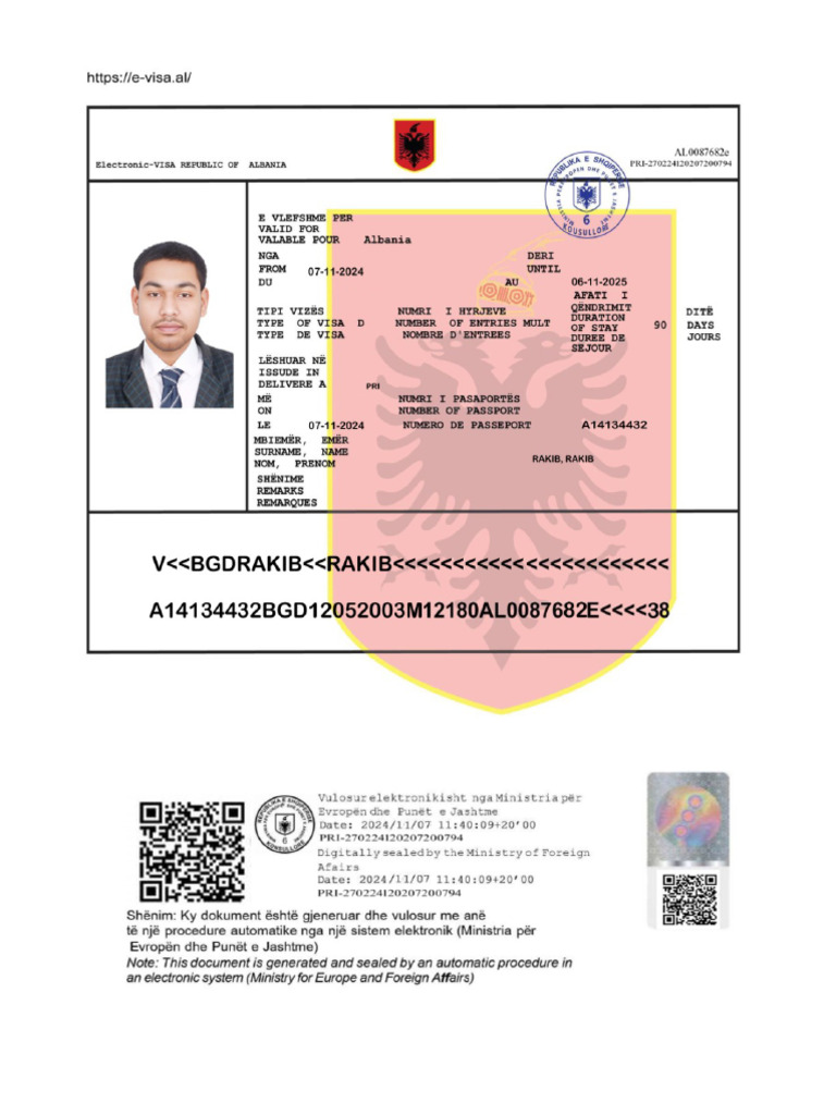 RAKIB.RAKIB eVISA | PDF