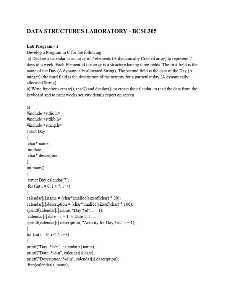 DSA Lab Manual | PDF | Queue (Abstract Data Type) | Computer Programming DSA Lab Manual | PDF | Queue (Abstract Data Type) | Computer Programming