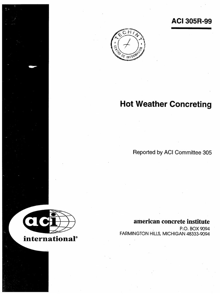 Aci 305-R | PDF