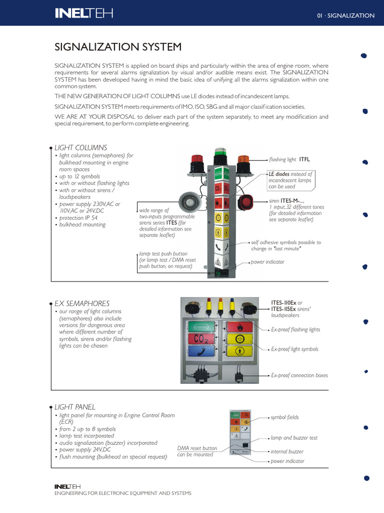 Inelteh 01 Signalization System | PDF | Flashlight | Power Supply