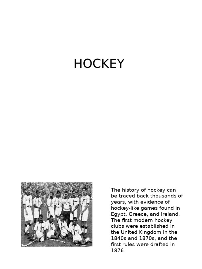 Hockey | PDF