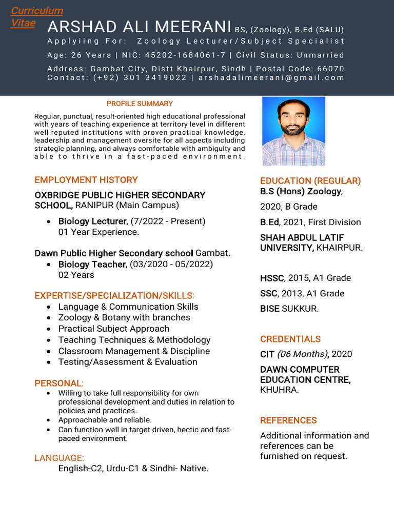 Arshad Zoology | PDF