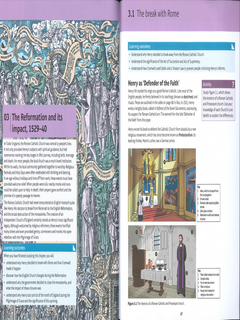 Textbook (Pearson) the Reformation and Its Impact, 1529-40 (Pp.66-91) | PDF