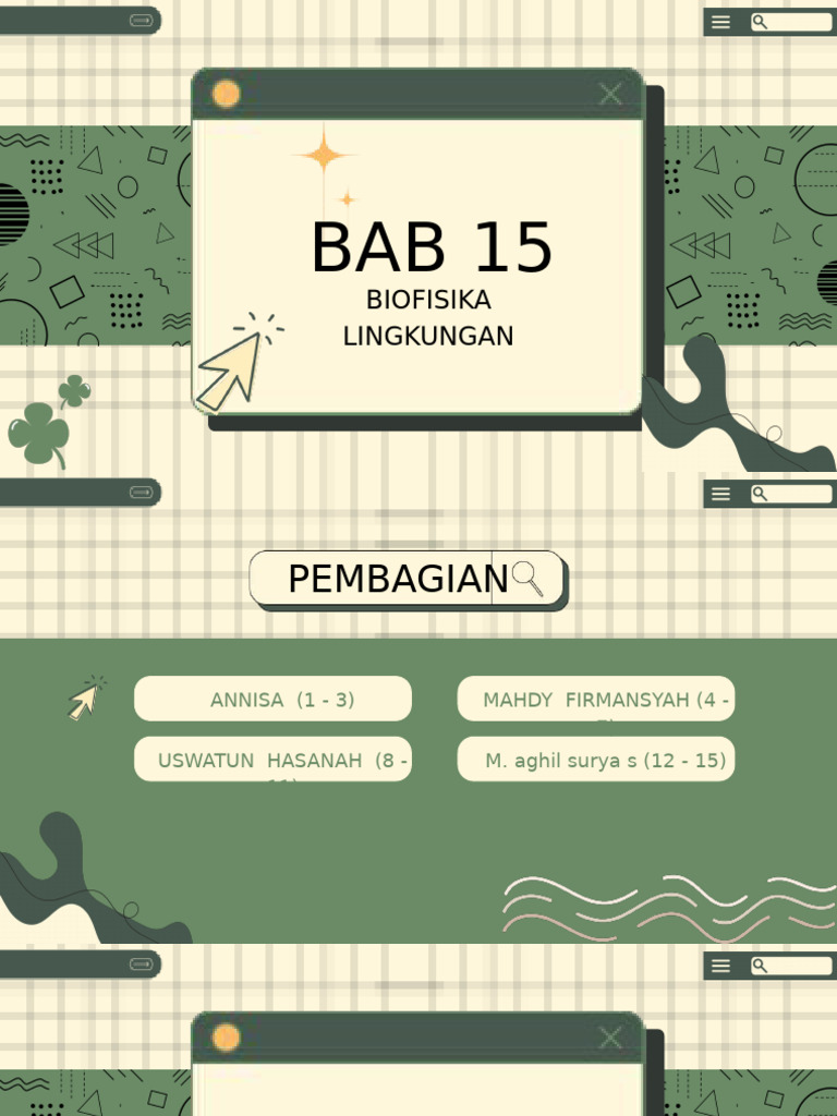 Bab 15 Biofisika Lingkungan | PDF