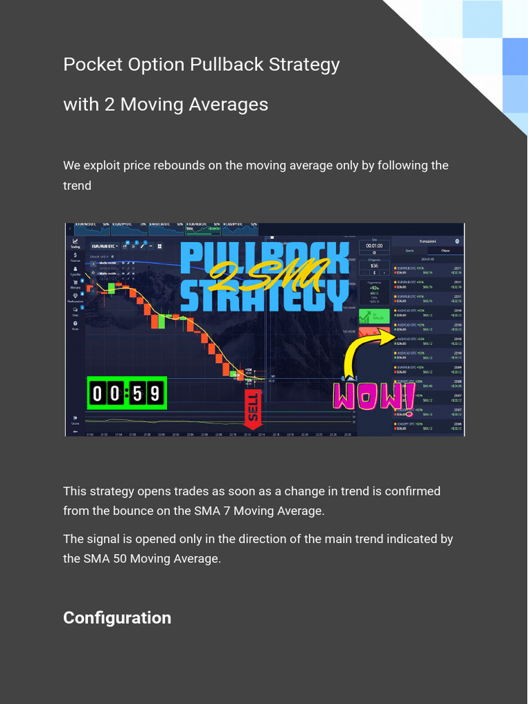 Pullback Strategy 2 SMA EN | PDF | Contract For Difference | Option ...