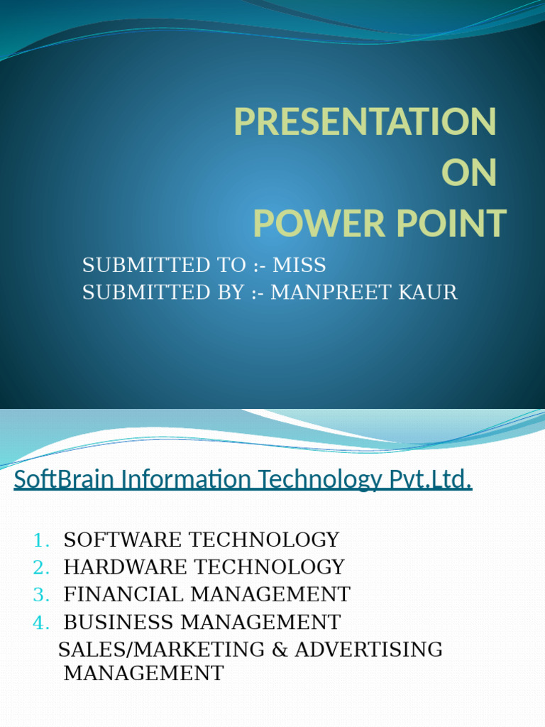 Business Management Presentation Overview | PDF