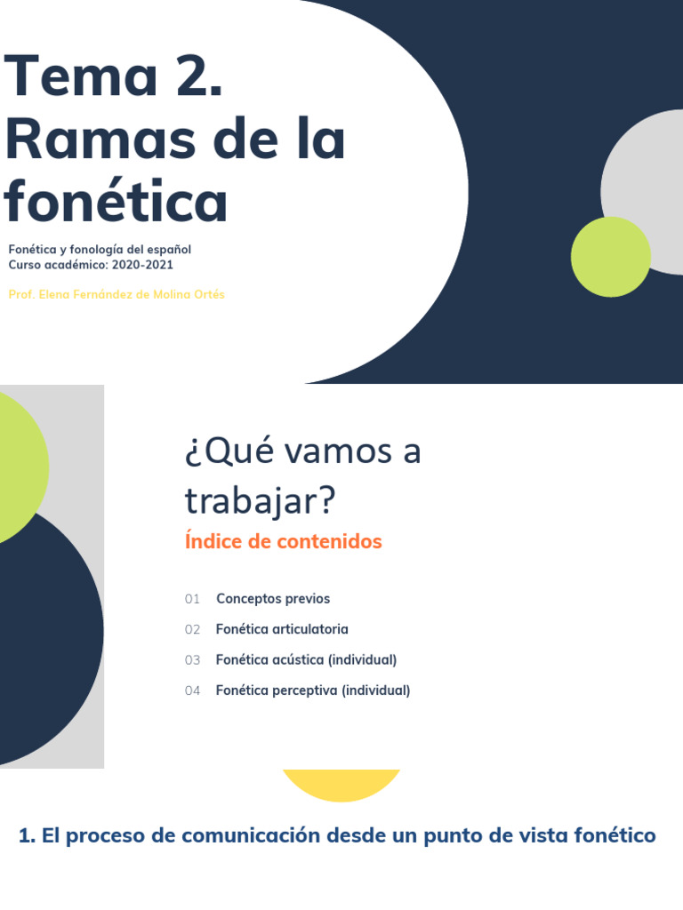 Ramas de la Fonética en Español | PDF | Fonética | Producción de sonido