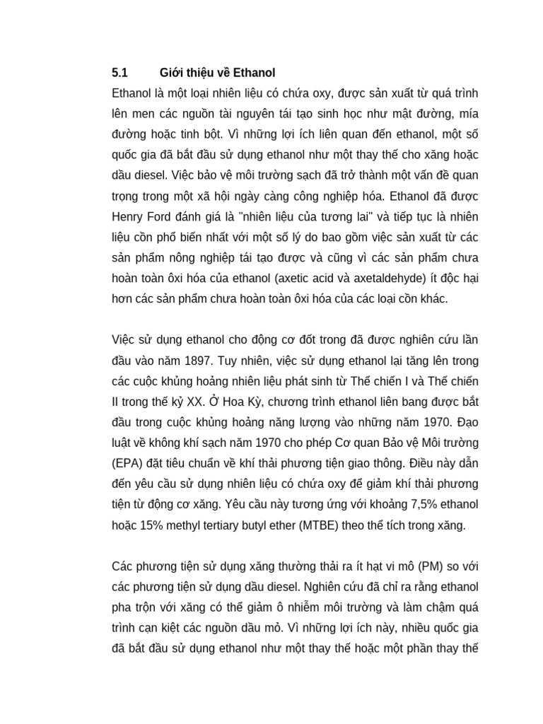 Giới thiệu về Ethanol | PDF