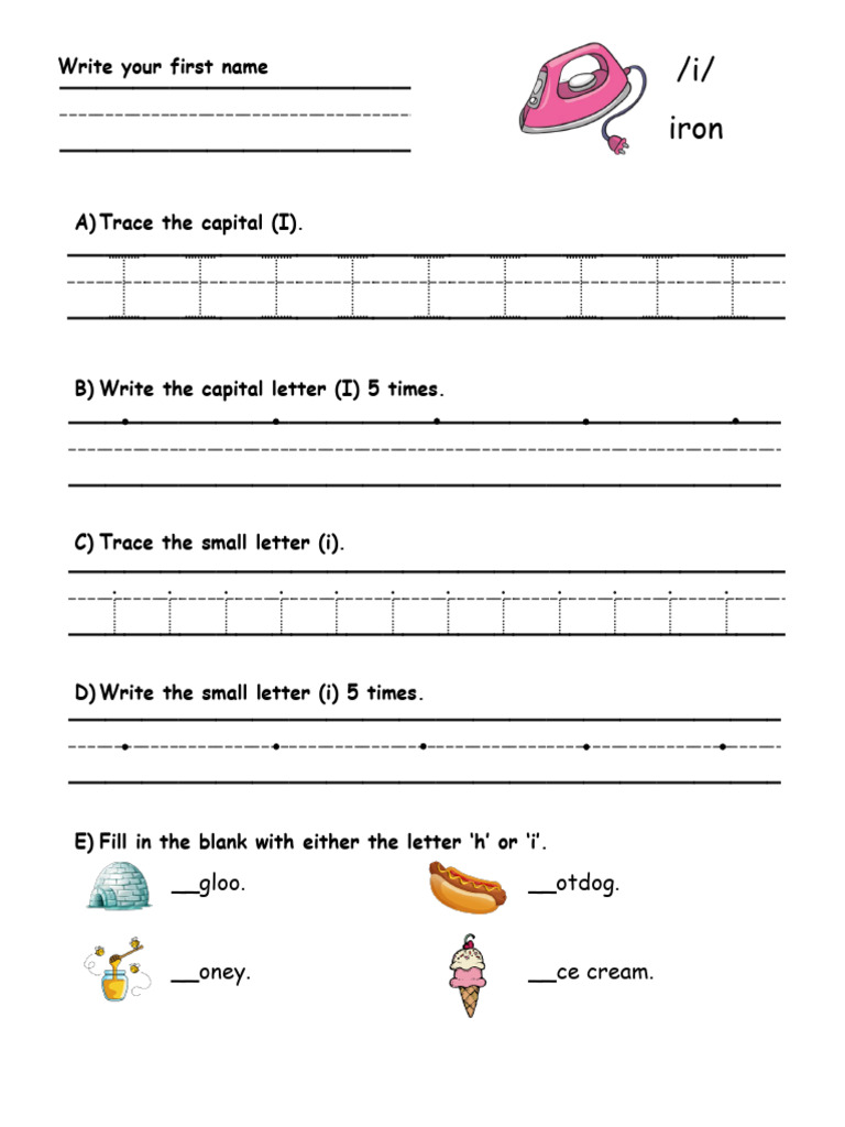Letter I | PDF