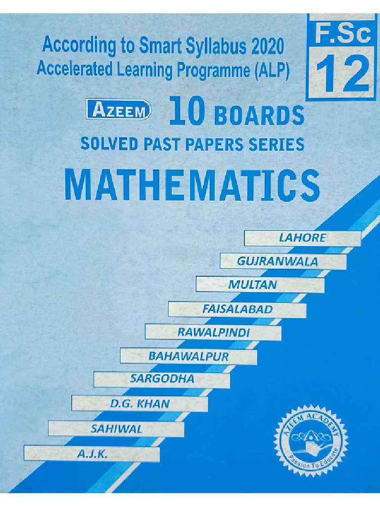 12th Azeem Maths Past Papers ALP | PDF