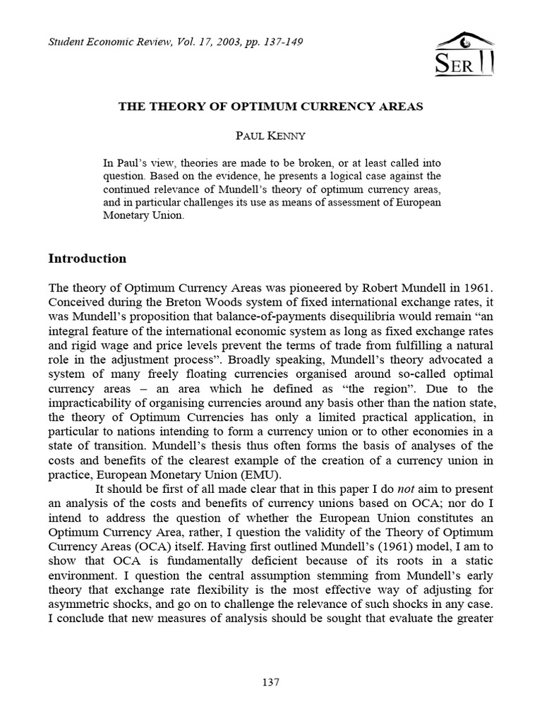 Paul Kenny | PDF | Exchange Rate | Inflation