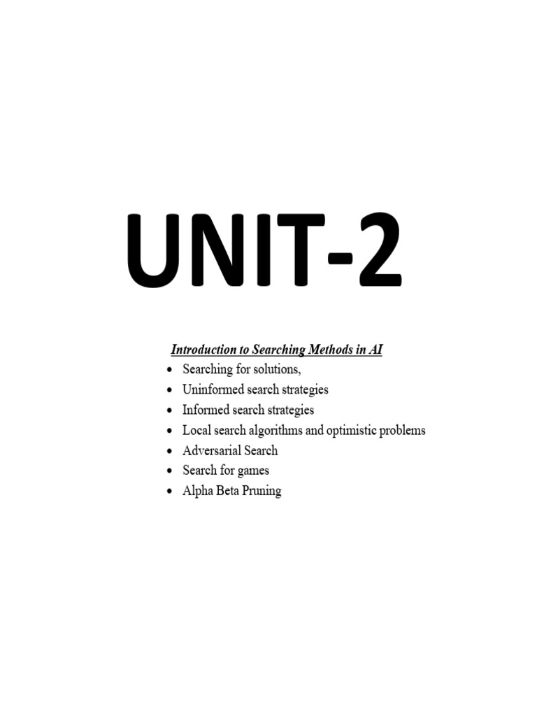 AI Unit 2 QA | PDF | Artificial Intelligence | Intelligence (AI) & Semantics