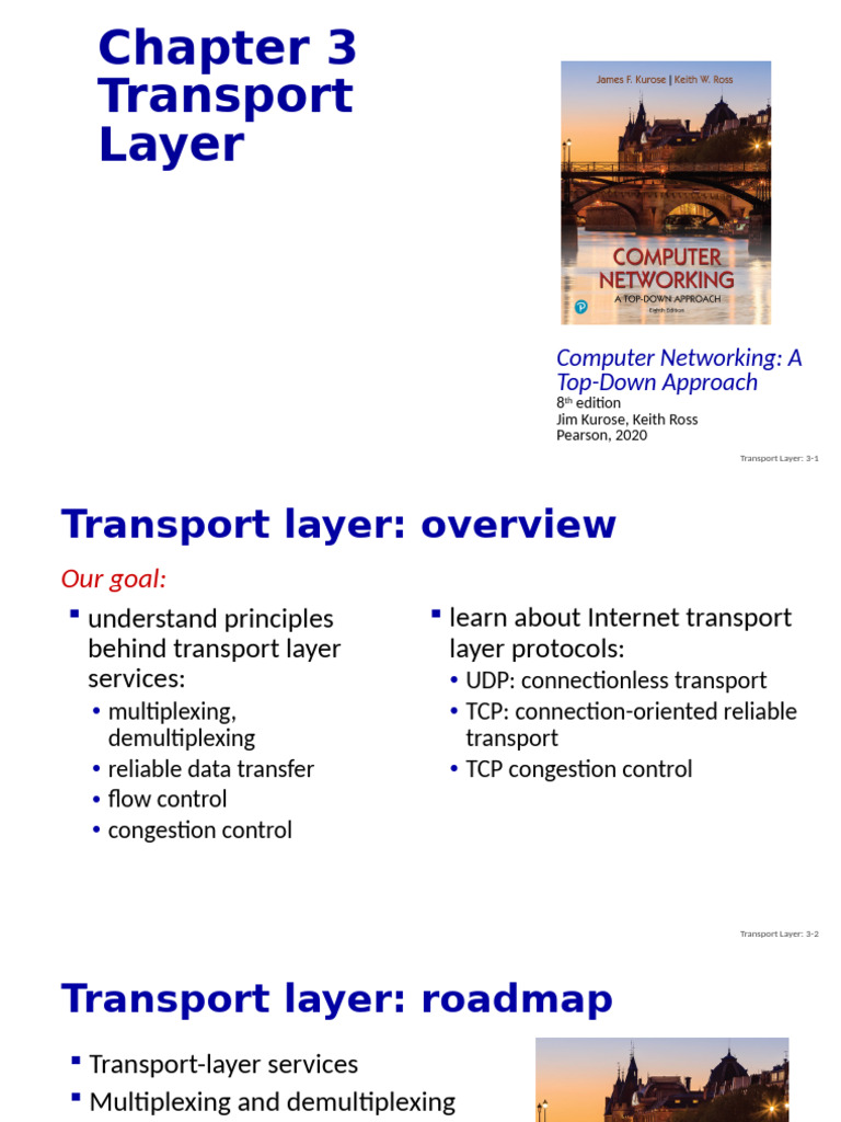 Chapter 3- Transport Layer (3) | PDF | Transmission Control Protocol | Port (Computer Networking)