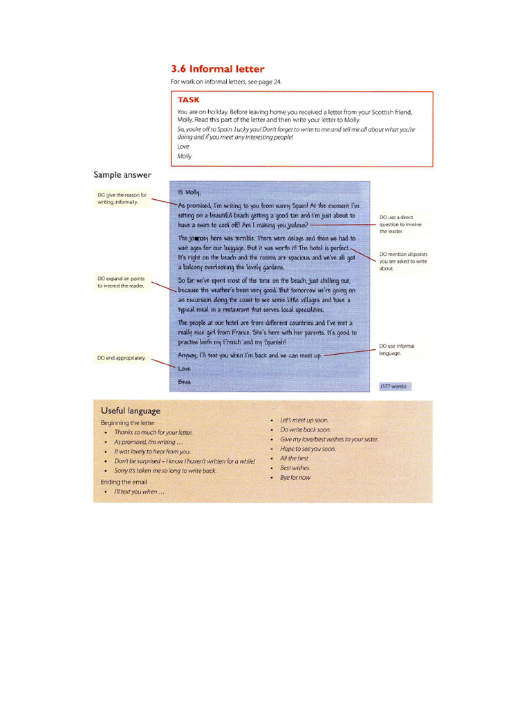 Informal Letter | PDF