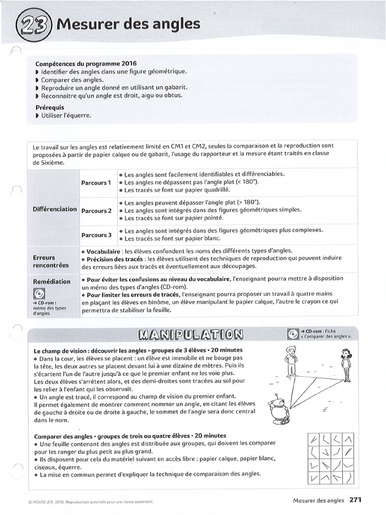 23 mesurer des angles | PDF