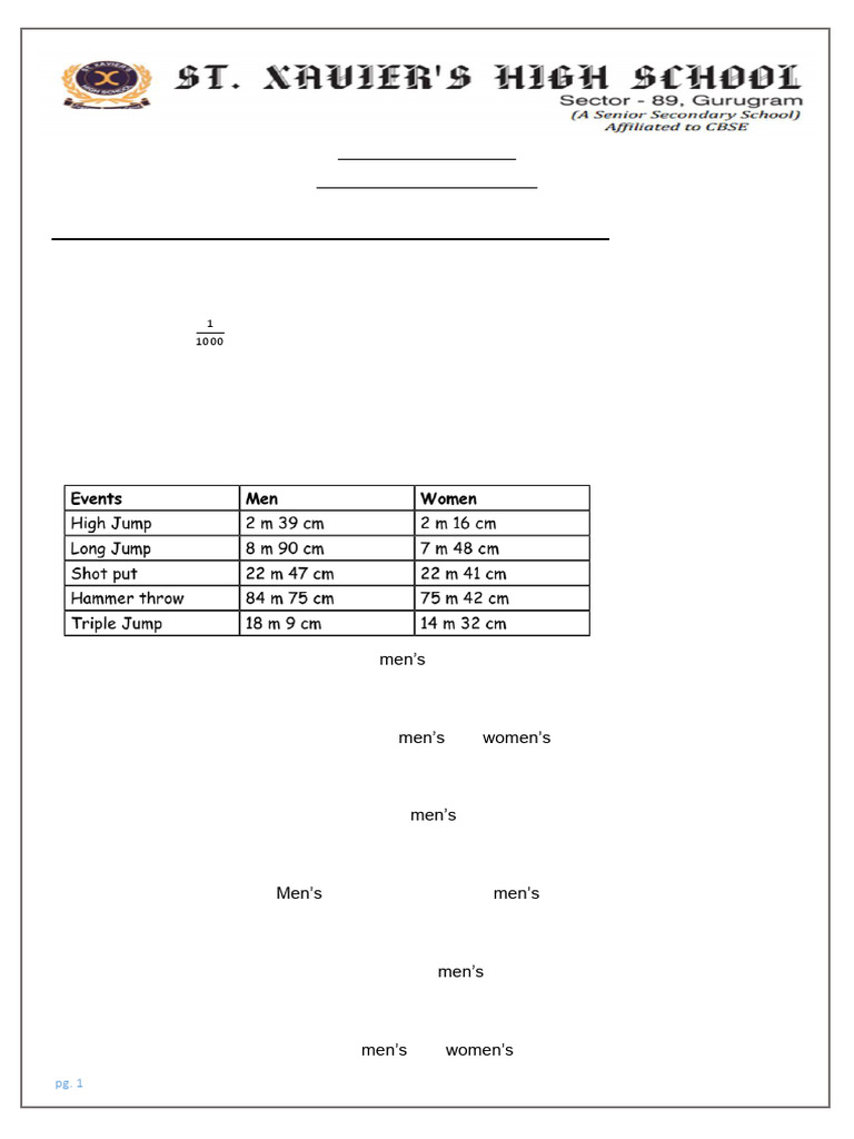 Grade 4 PT 2 Revision Sheet Ch9 Measurement of Length Final | PDF
