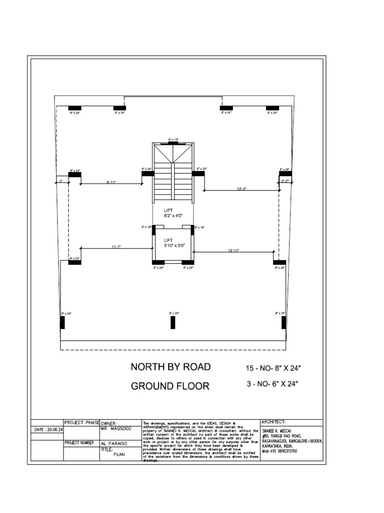 MR Maqsood-New Site Dim-Model1 | PDF