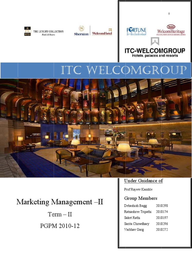 ITC Welcome Group 1 | PDF | Hotel | Tourism