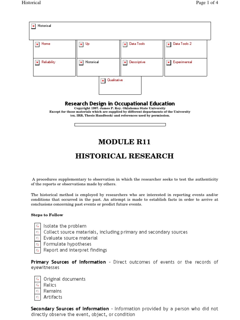 Historical Research | Primary Sources | Evaluation Methods