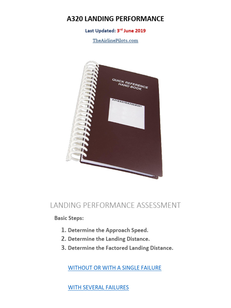 A320 Landing Performance Guide | PDF