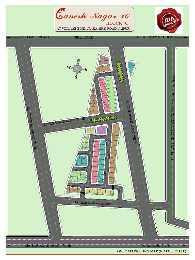 Bindayaka Sirsi Road Layout Map | PDF