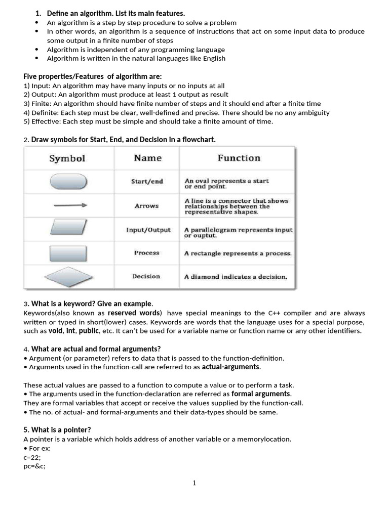 C++ Model Question Paper Answer | PDF | Parameter (Computer Programming ...
