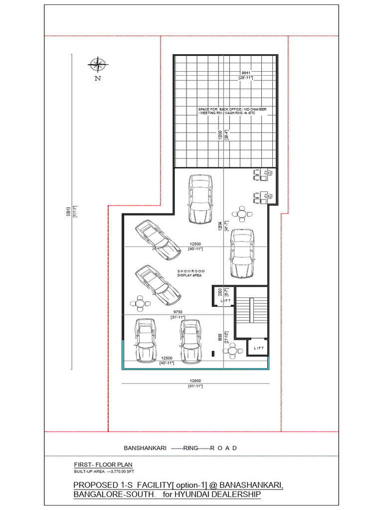 Hyundai Showroom Floor Plan | PDF