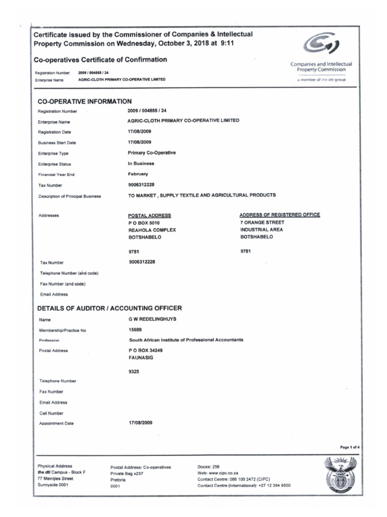 Agri- Clothes Documents. | PDF