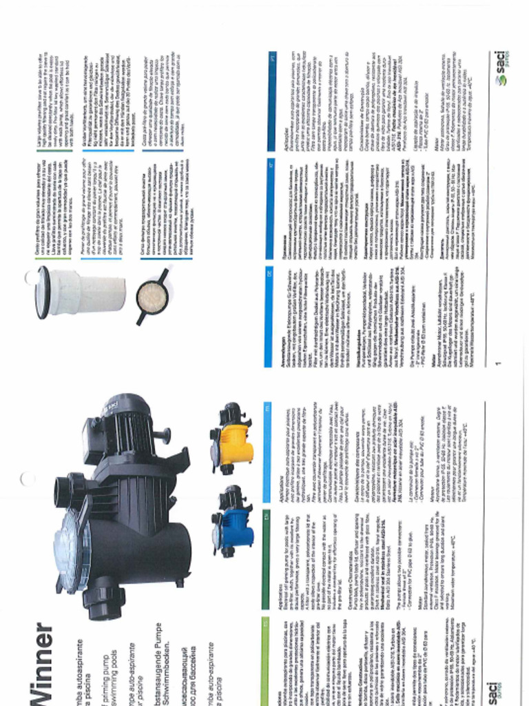 Pump For Water Cascade | PDF