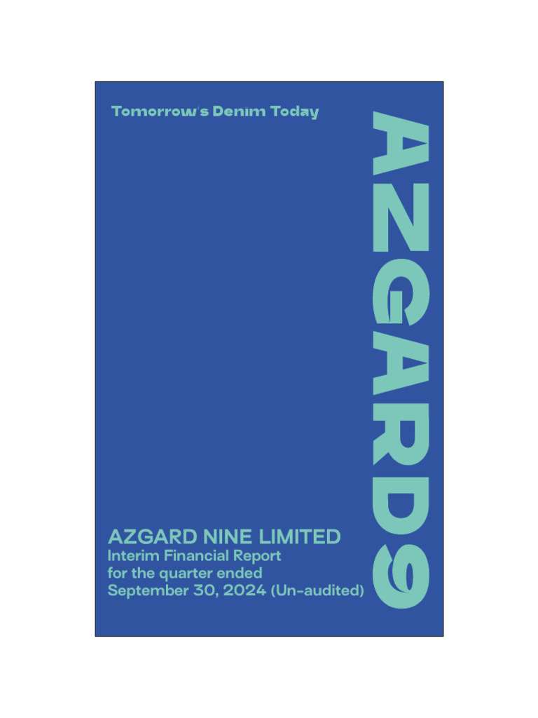 Azgard Nine Q1 2024 Financial Report | PDF | Financial Statement | Book ...
