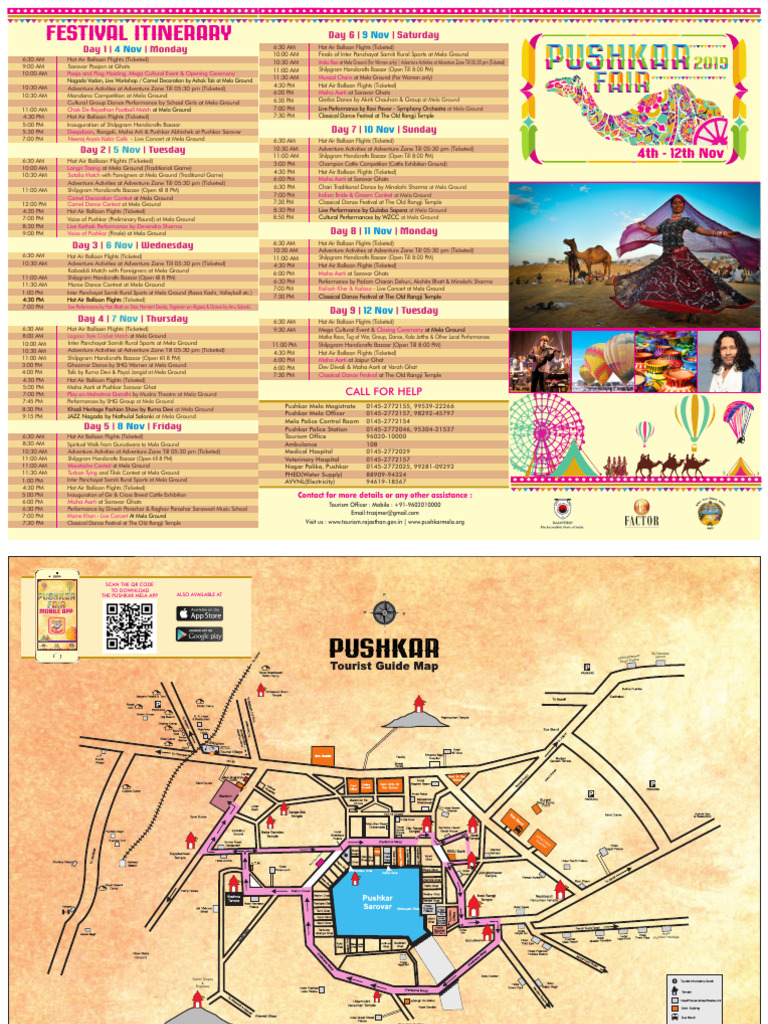 Pushkar Fair Schedule 2019 | PDF