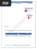 Picture Format Tab MS Word 365 | PDF