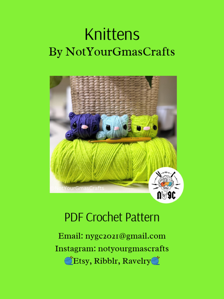 Final Knittens Pattern PDF | PDF | Crochet | Knitting