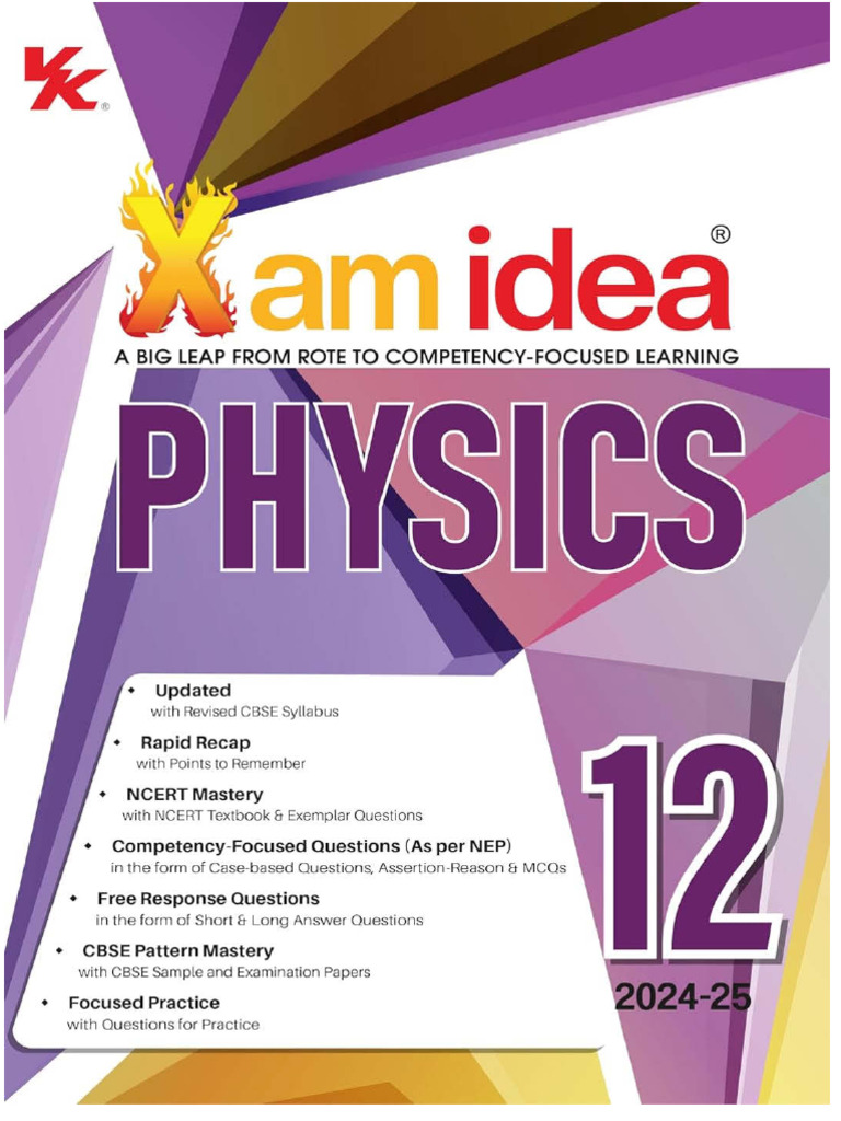 Class 12 Physics Xamidea Book Free PDF by Study-Group-9th-To-12th | PDF