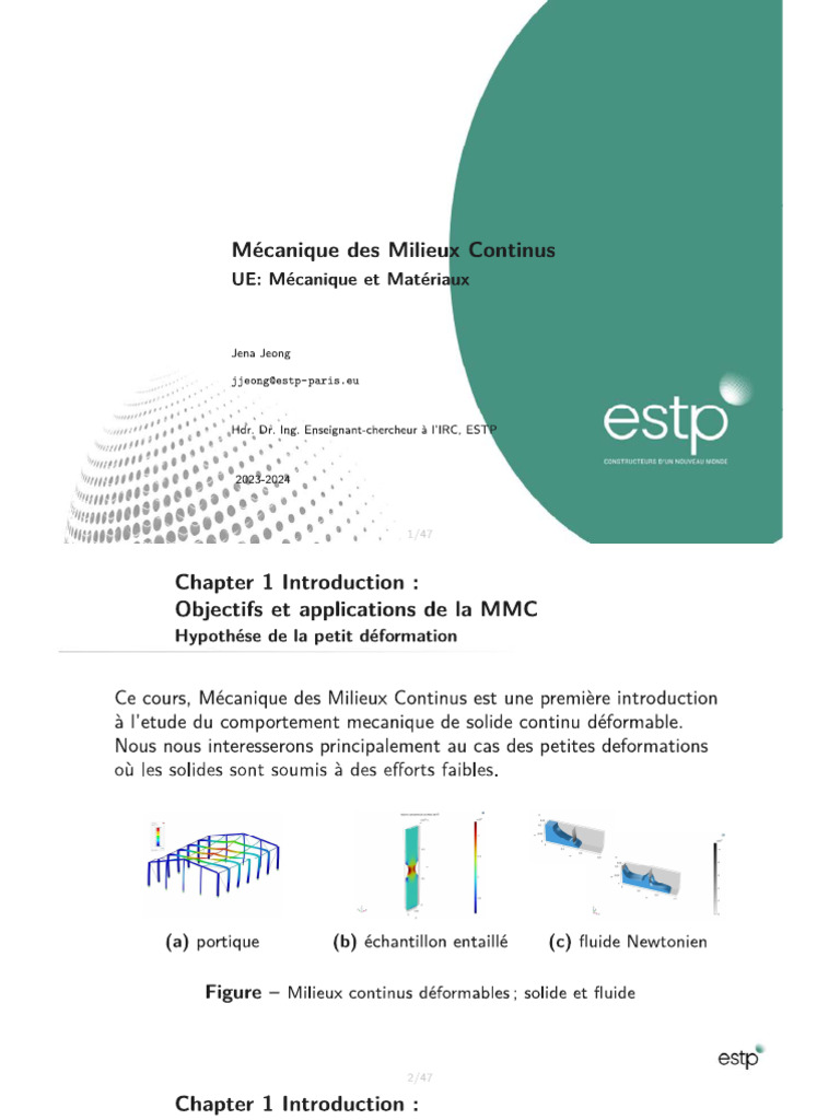 Chapitre 1 MMC | PDF