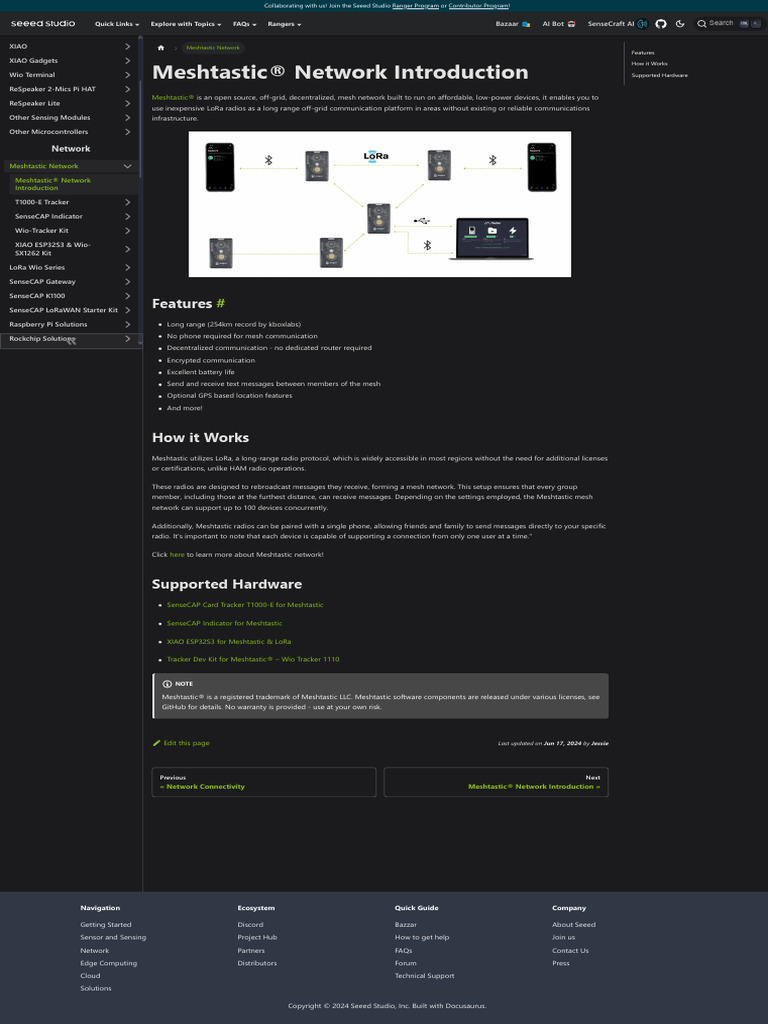 Meshtastic® Network Introduction - Seeed Studio Wiki | PDF | Computing ...