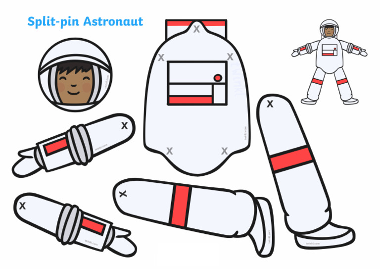 Split Pin Astronaut Craft | PDF