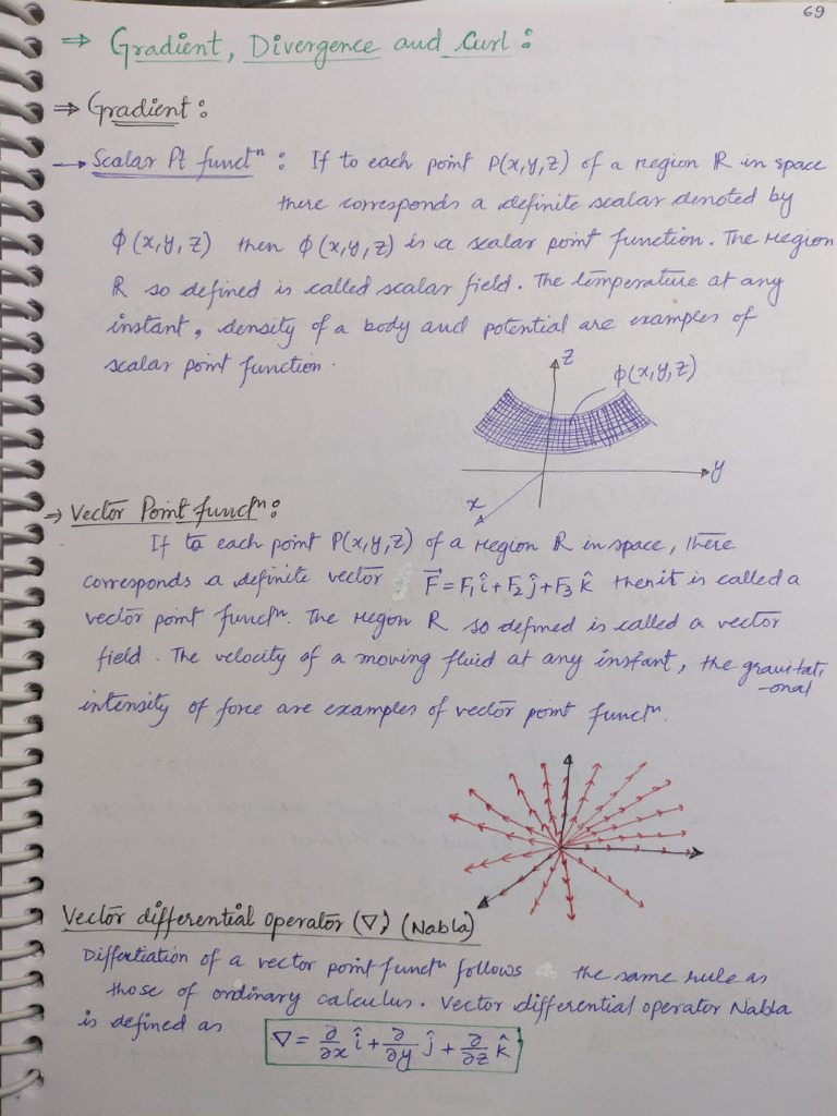 Curl Divergence Vector Calculus | PDF