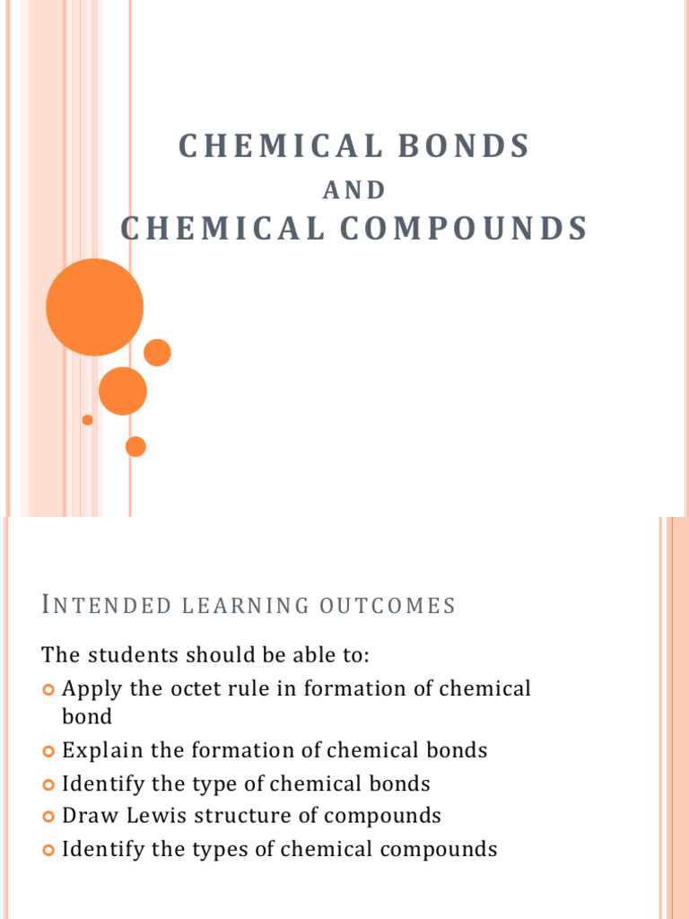 CHM001 Lecture 3 Chemical Bonding 2021 | PDF | Chemical Bond | Chemical ...