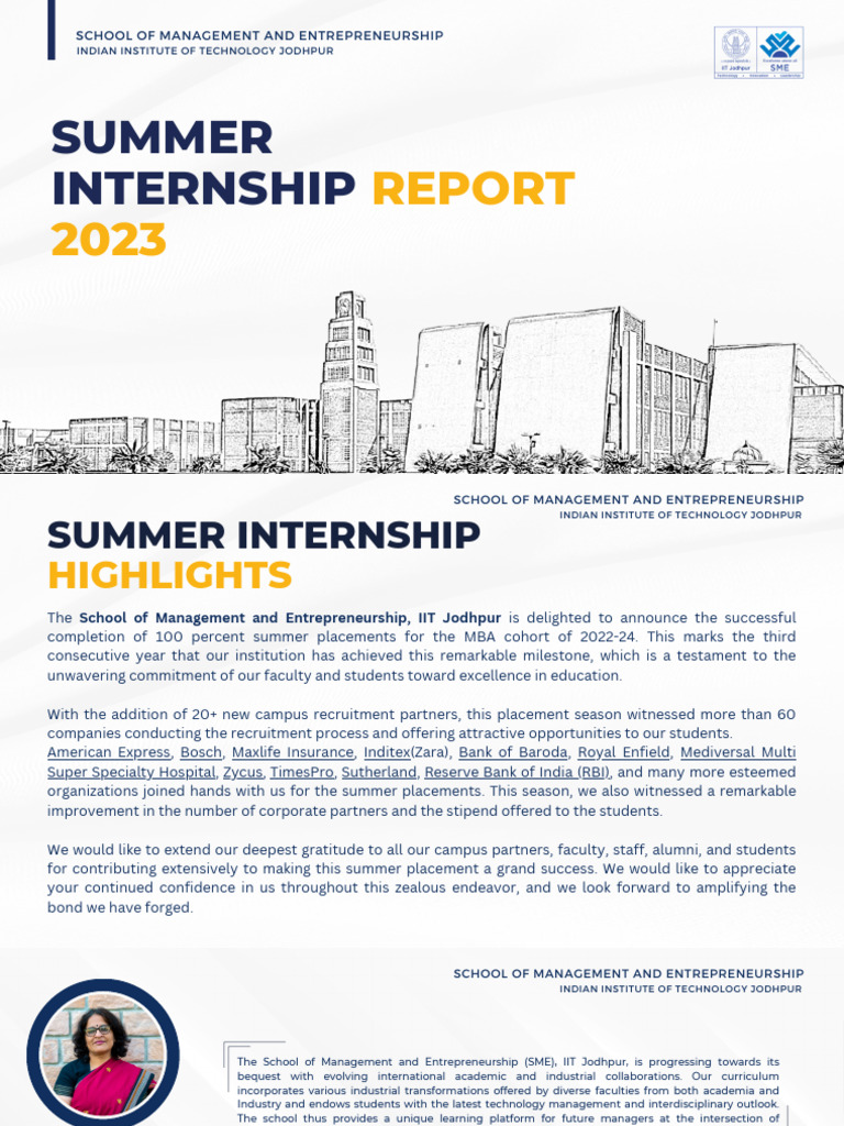 Summer Internship Report - 2023 - 09062023 | PDF | Business