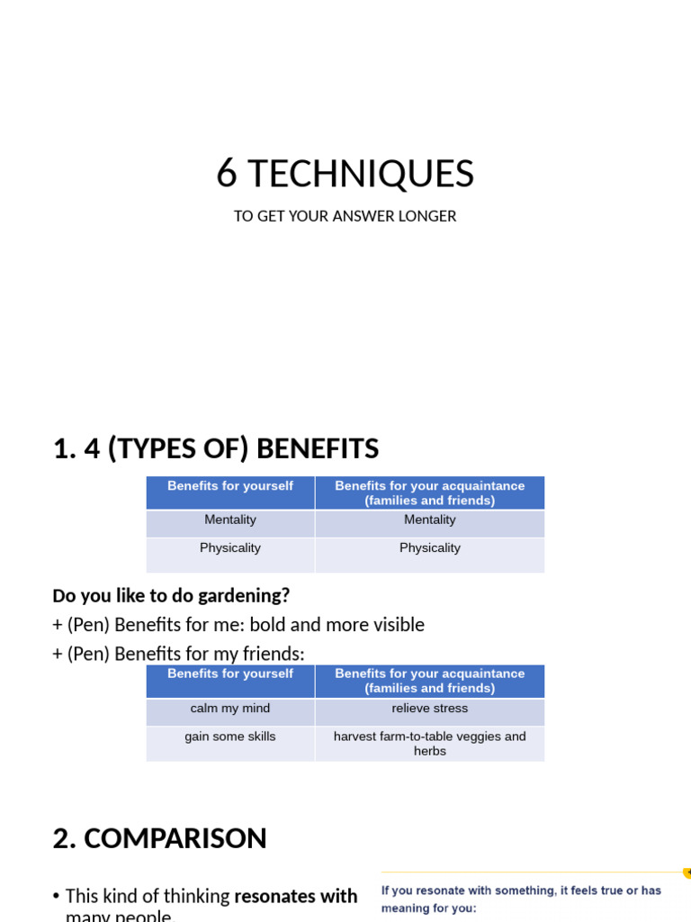 Speaking Skill_How to Expand Ideas | PDF | Psychology