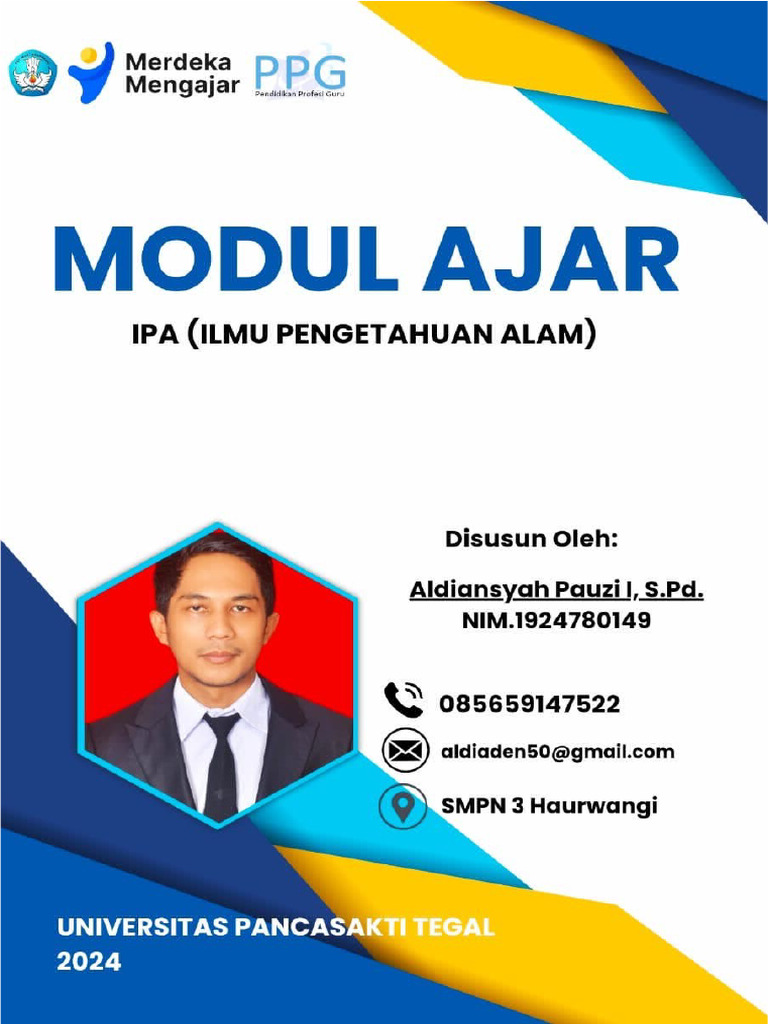 Perangkat Pembelajaran - Aldiansyah Pauzi Islami - 1924780149 | PDF