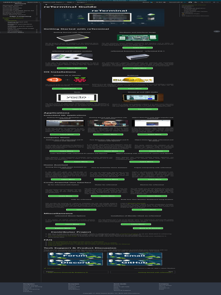 Reterminal Guide - Seeed Studio Wiki | PDF | Mobile App | User Interface