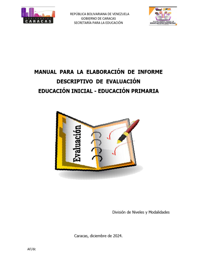 Orientaciones para El Informe Descriptivo 24-25 | PDF | Evaluación ...