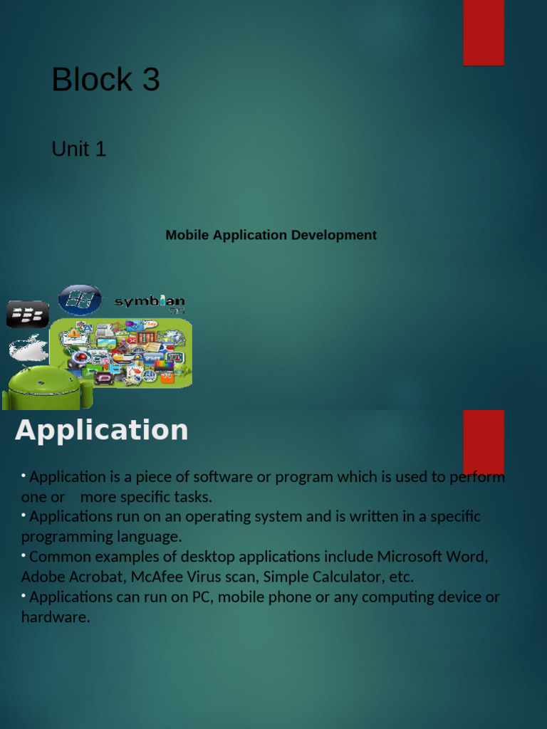 B-3 Unit 1 | PDF | Mobile App | Application Software B-3 Unit 1 | PDF | Mobile App | Application Software