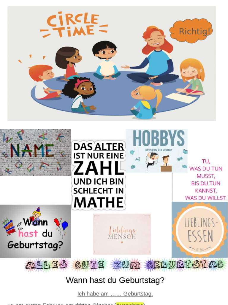 Grade 8 Sich Vorstellen | PDF