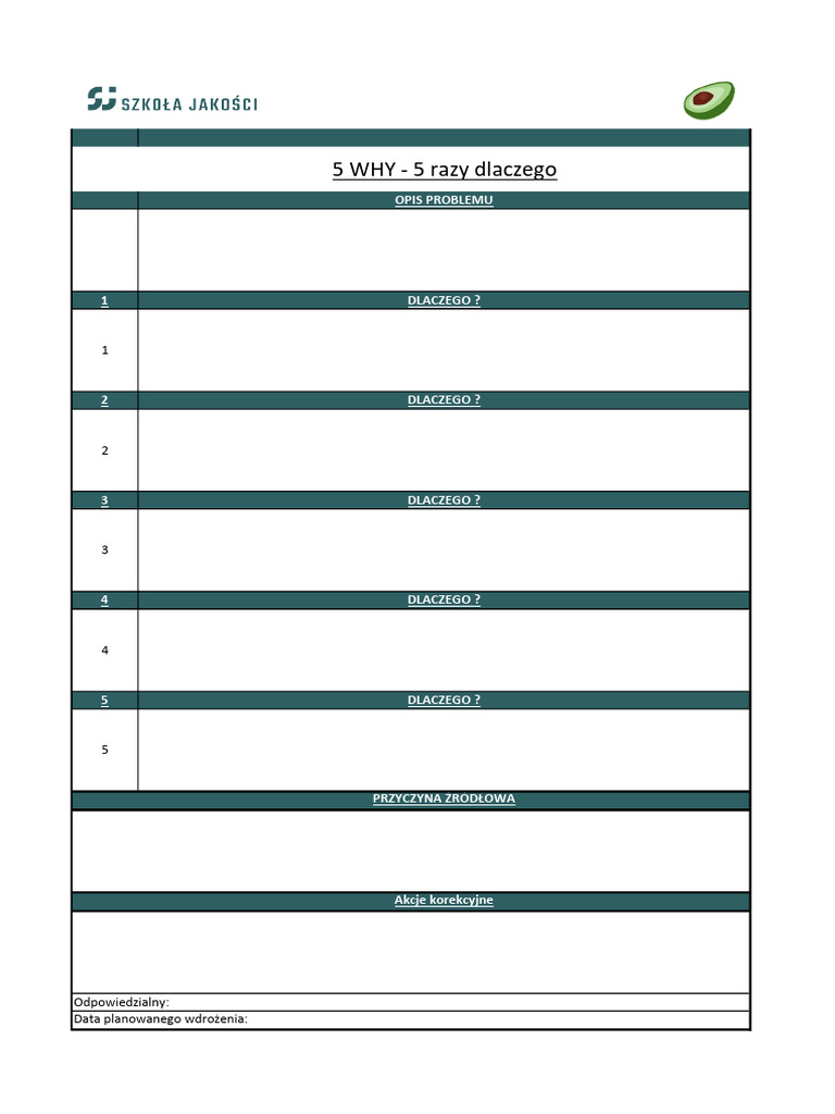 5W Formularz PDF | PDF