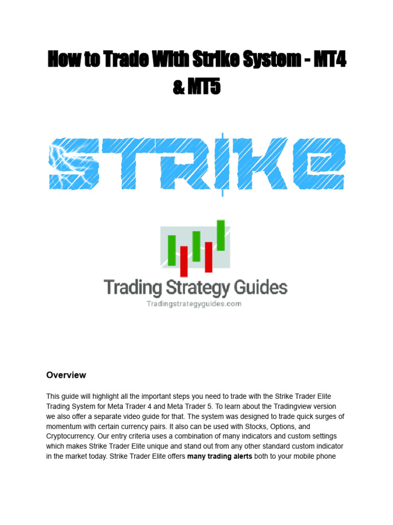 Strike Trader Elite System Guide | PDF | Algorithmic Trading | Option ...